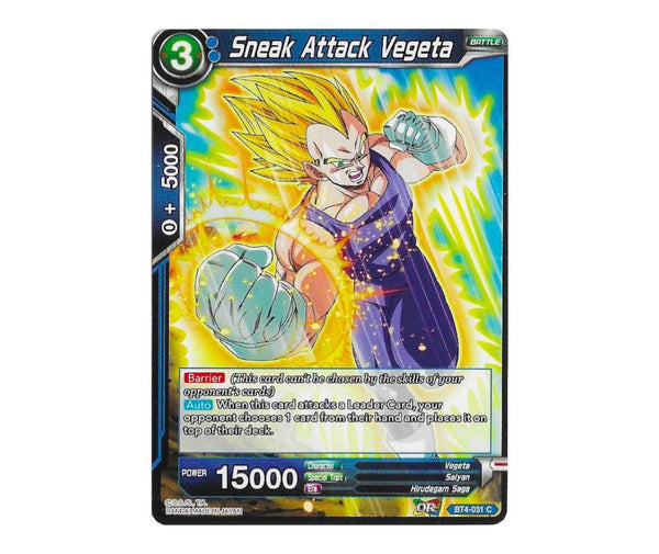 Dragon Ball Super CG: Sneak Attack Vegeta BT4-031 - Colossal Warfare – Romulus Games