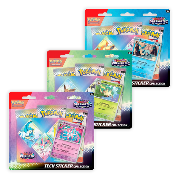 Pokemon TCG: Scarlet & Violet Prismatic Evolutions - Tech Sticker ...