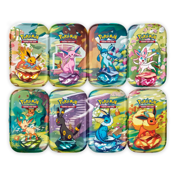 Pokemon TCG: Scarlet & Violet Prismatic Evolutions - Mini Tins (Choose ...
