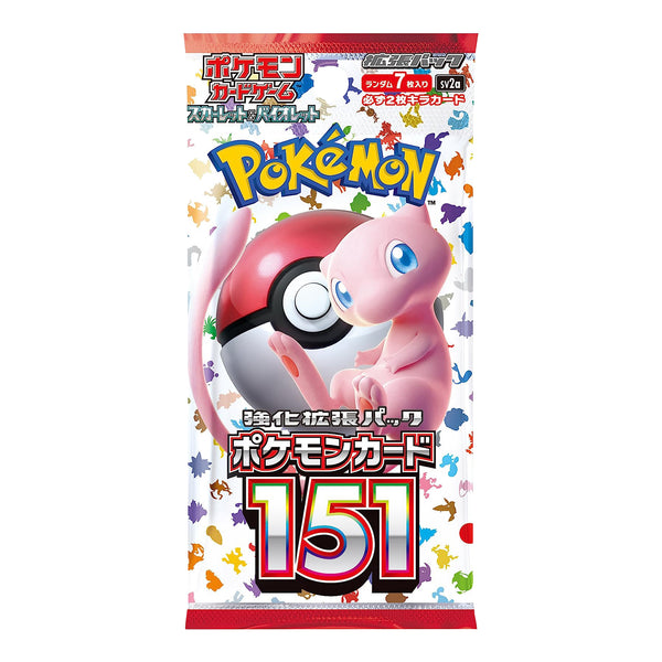 Pokémon TCG: Scarlet & Violet 151 sv2a - Japanese Booster Pack ...