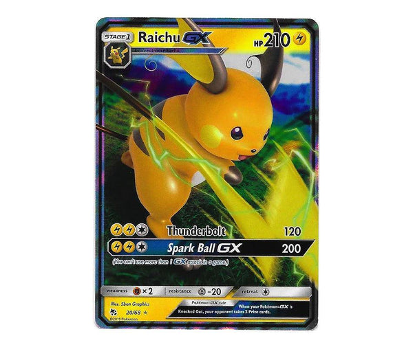 Pokemon TCG: Raichu GX 20/68 - Hidden Fates – Romulus Games